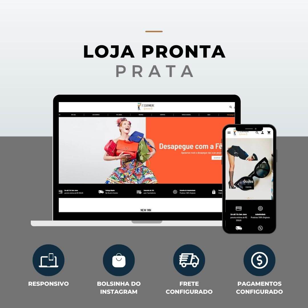 Loja Pronta Prata – Loja Mídiamatic